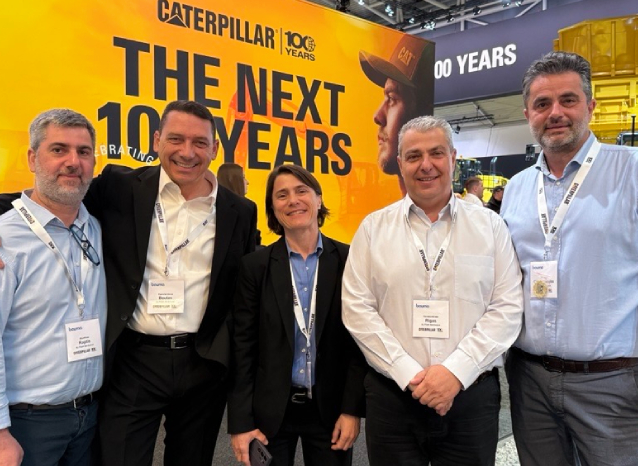 Eltrak at Bauma 2025, and at Caterpillar's anniversary booth celebrating 100 years of pioneering ...